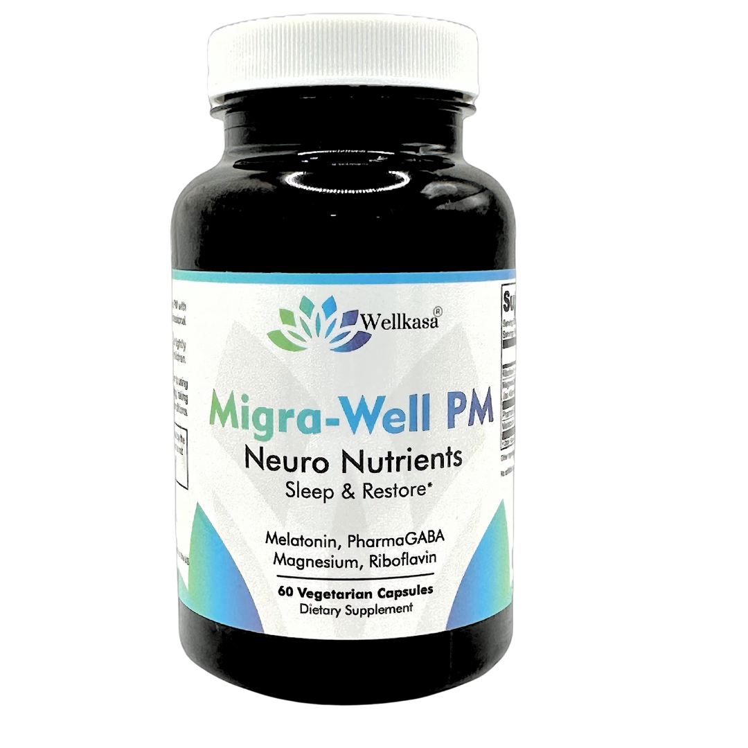 Sleep Support Migraine Supplements | Migra-Well pm – Wellkasa